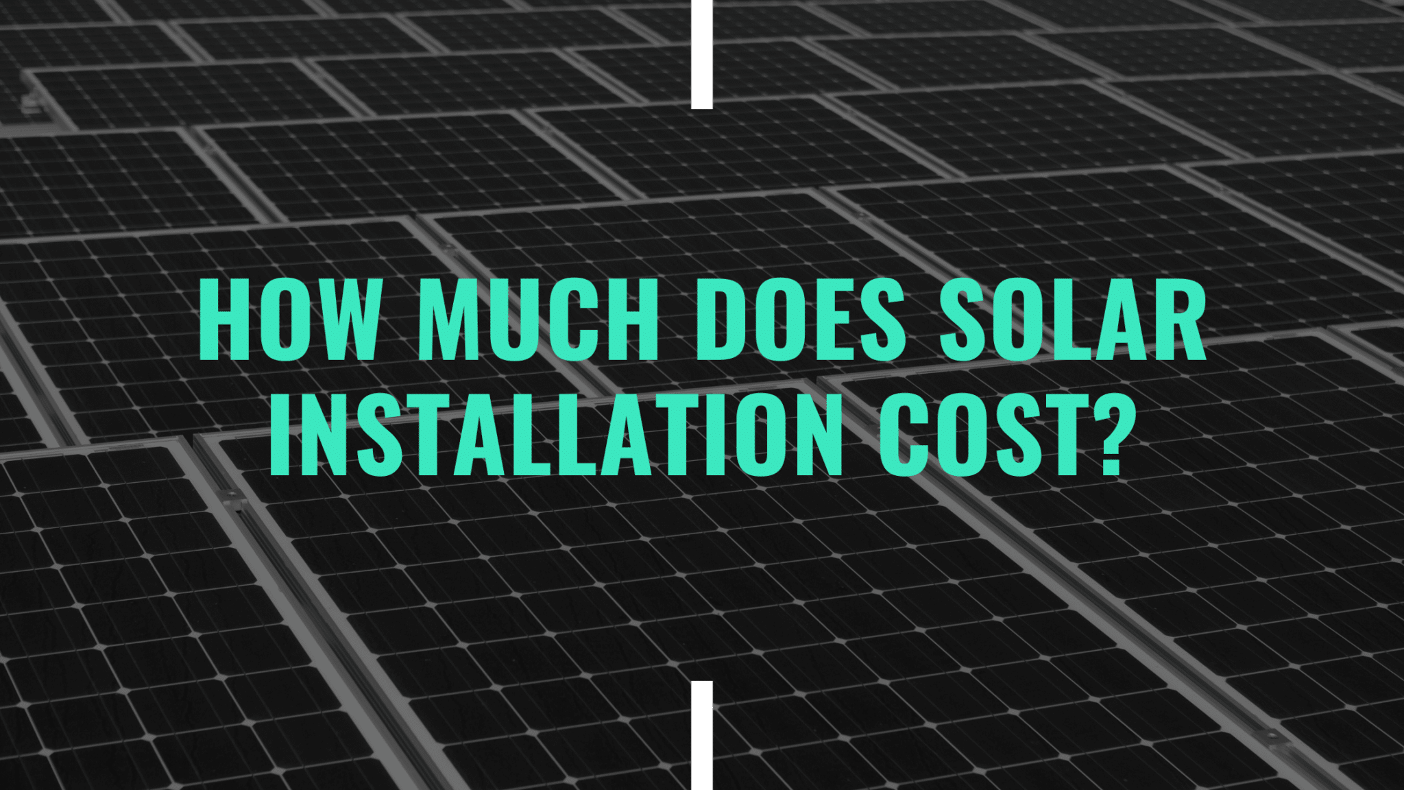 How Much Does Solar Installation Cost? Price Guide for 2026 - NRG Clean ...