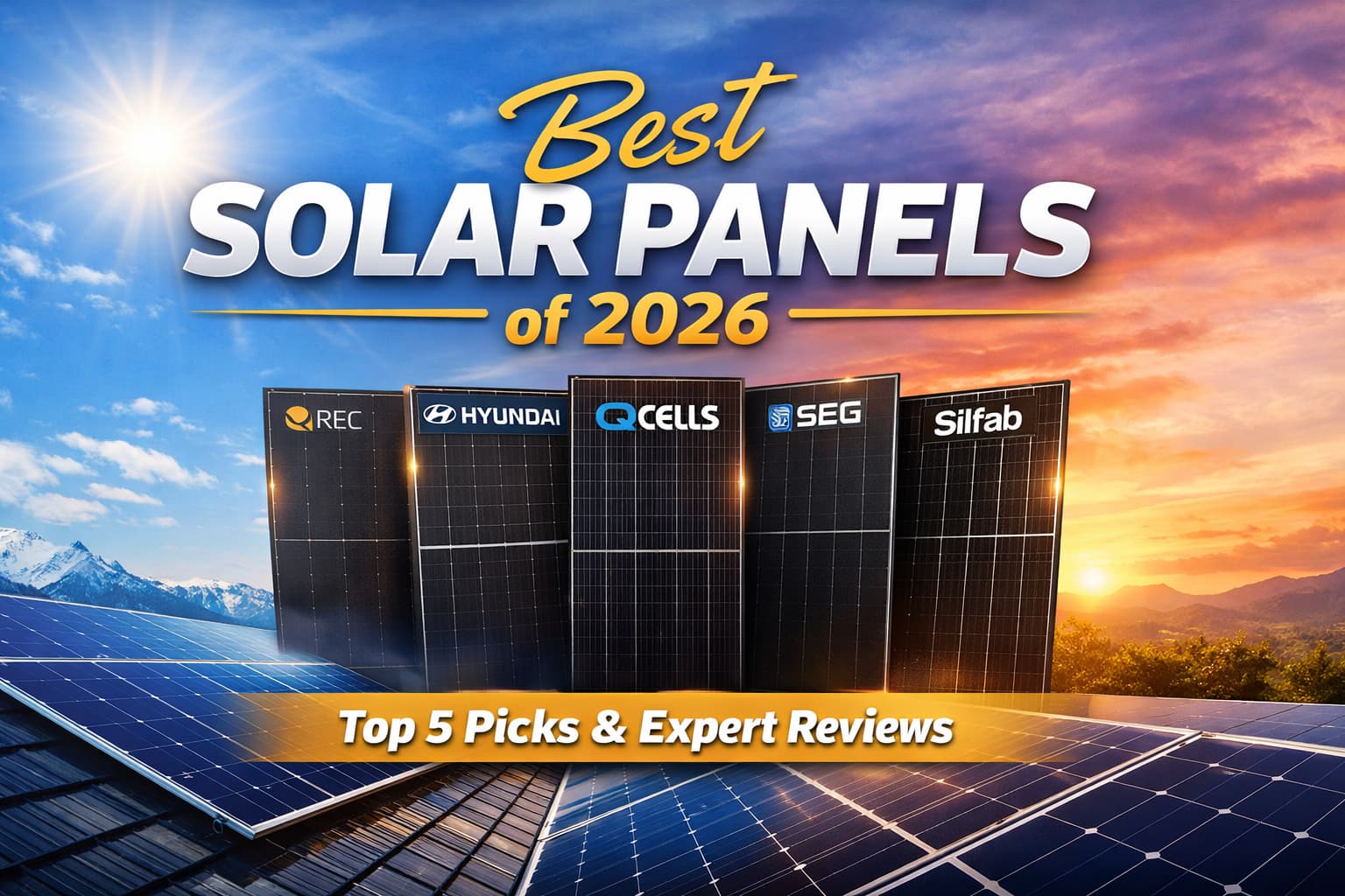 Best Solar Panels of 2026: The Most In-Depth Buyer’s Guide (Top 5 Picks ...